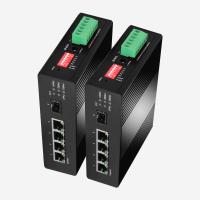 China CE ROHS 10Gbps 100 Mbps Ethernet Switch With 1 SFP 4 RJ45 Ports for sale