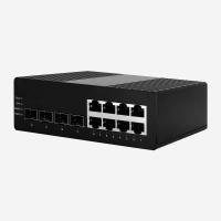 China 8 PoE Ports 4 SFP Layer 2+ PoE Switch IGMP V1 V2 Multicast Protocol for sale