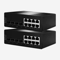 China STP RSTP MSTP Layer 2+ Managed Switches With 8 Ports And 4 SFP SR-SHG3412FI for sale