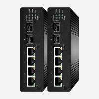 China SNMP V1 V2 V3 Industrial PoE Switch Full Gigabit Managed With 4GE 2 SFP, 130W for sale