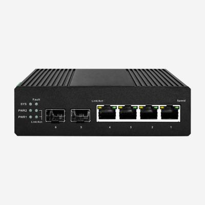 China VLAN ACL Layer 2+ PoE Switch With 4 PoE Ports 2 SFP Fiber Ports SR-SHG3206FPI for sale