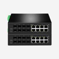 China 32Gbps Layer 2+ PoE Switch 10 100 1000Mbps 8 PoE Ports And 8 SFP Fiber Ports for sale