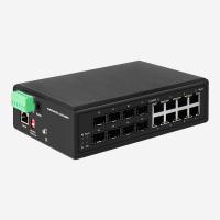 China 8 RJ45 8 SFP 16 Port Layer 2+ Switch STP RSTP Full Gigabit Switch for sale