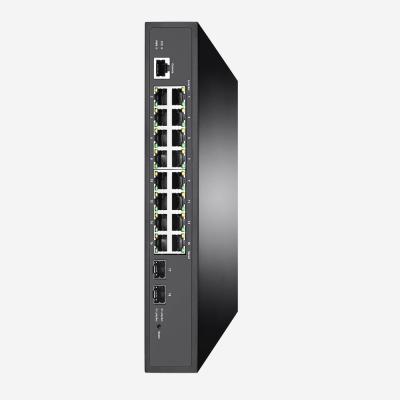 China IPV6 Layer 2+ Managed Gigabit Switch 2 SFP Fiber 16 RJ45 Ports IEEE 802.3az for sale