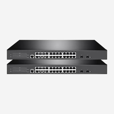 China VLAN ACL Layer 2+ Managed Gigabit Switch With 24 RJ45 Ports 1 Console Port 2SFP for sale