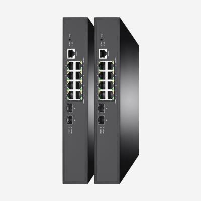 China 150W Layer 2+ Gigabit Switch With 8G PoE Ports 2G SFP SR-SG3210FP for sale