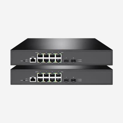 China IEEE 802.3af/At Layer 2 Plus Switch With 8G PoE Ports 2G SFP 1 Console for sale