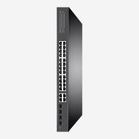 China 8K MAC 24 Ports Smart Poe Switch With 4 Combo Ports 4 SFP Fiber Ports for sale