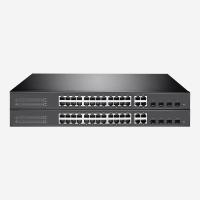China 24 Port Gigabit Easy Smart Switch With 4 Combo Ports 4 SFP Fiber Ports for sale
