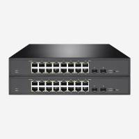 China 2G SFP Gigabit Easy Smart Switch 18 Port Ethernet Switch IGMP Snooping for sale