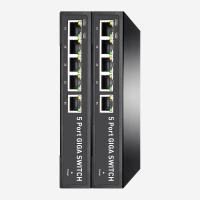 China 5 Ports Gigabit Easy Smart Switch 10 100 1000base-T 802.1Q VLAN QoS for sale