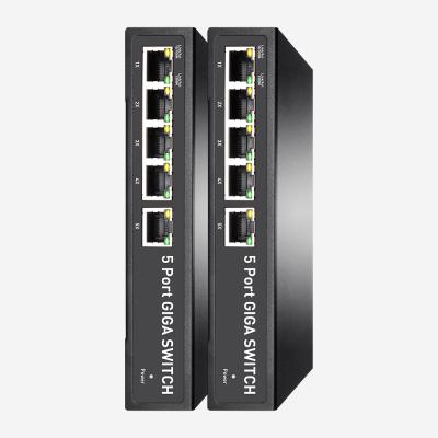 China Storm Control 5 Port Gigabit Switch Web Smart Switch FCC UKCA for sale
