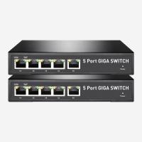 China FCC UKCA Smart PoE Switch 5 Port Gigabit Switch 10 100 1000Mbps for sale