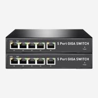 China 5 Port Gigabit Smart PoE Switch 10Gbps IGMP Snooping Web Smart Switch for sale