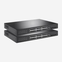 China 4*10G SFP Fiber Ports Layer 3 Poe Switch 24 Port Managed Switch for sale
