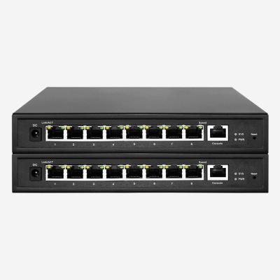 China 2.5G Layer 2+ Managed Switch With 8 10, 100, 1000, 2500M RJ45 Ports 1 Console for sale