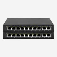 China Steel Shell Unmanaged Ethernet Switch 10 10/100/1000M Auto Sensing RJ45 Ports for sale