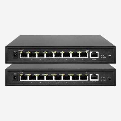 China managed 2.5 Gigabit Switch With 8 PoE Ports Support IEEE 802.3at / 802.3af for sale
