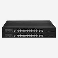 China 24 RJ45 Ports Layer 2+ Ethernet Switch With 4G SFP And 1 Console Support ACL QoS for sale