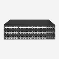 China ERPS Ring Network 10gb Layer 3 Switch 48 10/100/1000Base-T RJ45 Ports 6 10G SFP+ Slots for sale