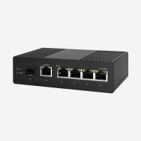 China 6 Port Industrial Smart Managed Switch With 5 RJ45 Ports And 1 SFP Fiber Port for sale