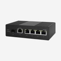 China Full Gigabit 6 Port Industrial Smart Switch 5 RJ45 Ports And 1 SFP Slot for sale
