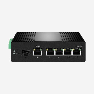 China Wired Industrial Smart Switch With 12V-57V Input Voltage DIN-Rail / Wall Mount for sale