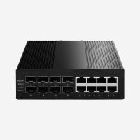 China STP, RSTP, MSTP Spanning Tree, 8 Ports Industrial Layer 2+ Managed Gigabit PoE Switch With 8 Gigabit SFP Ports for sale