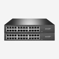 China 24 Port 10/100 Mbps Wired Network Switch 266 X 183 X 39 Mm Dimension for sale