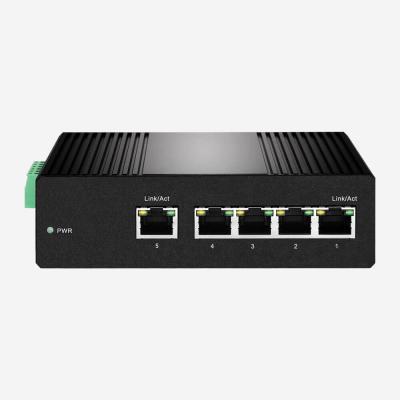 China DC 12V-57V Industrial Smart Switch Wired Connection With 5 RJ45 Ports for sale