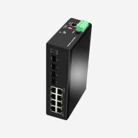 China Layer 2+ Stackable Fully Managed Switch With 4 SFP And 8 RJ45 Ports 3 Year Warranty for sale