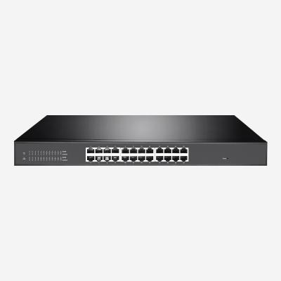 China 24 RJ45 Gigabit Smart Switch Desktop IEEE 802.3x Flow Control for sale