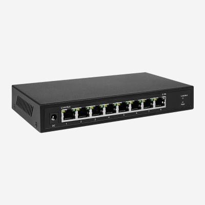 China 8 Ports 2.5G Unmanaged PoE Switch 40Gbps Store And Forward Switch Architecture for sale