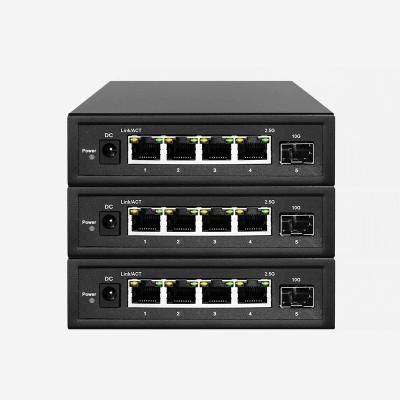 China Store And Forward 2.5 Gigabit Switch 2K MAC Address Table With 4 Network Media for sale