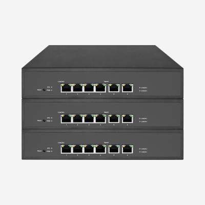 China 6 RJ45 POE+ Switch Built In Power Supply With IGMP Snooping For Networking for sale
