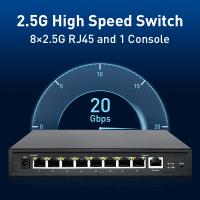 China 2.5G Store And Forward Switch With 5e / 6 Cable Max 100m Network Media for sale