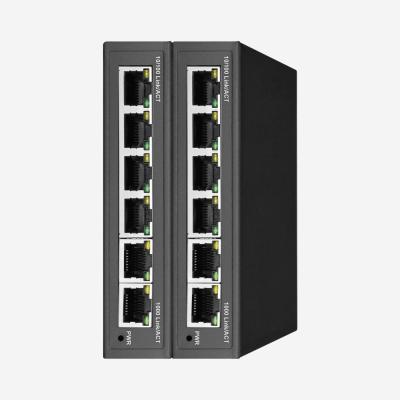 China IEEE 802.3af/At 6 Port Smart PoE Switch With Power LED Indicators for sale