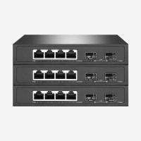 China 4 Port Gigabit Dumb Ethernet PoE Switch, 4 10/100/1000 Mbps RJ45 PoE And 2 SFP Ports for sale