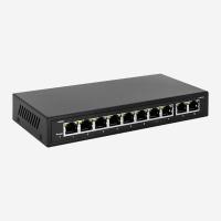 China Gigabit 10 RJ45 Unmanaged Ethernet Switch With 9k Jumbo Frame Support for sale
