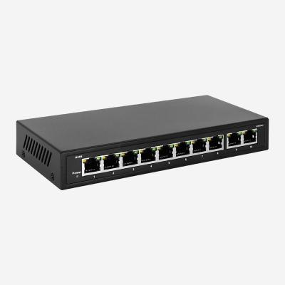 China Gigabit 10 RJ45 Unmanaged Ethernet Switch With 9k Jumbo Frame Support for sale