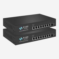 China Rack Mounted 8 PoE 2.5gb Network Switch Layer 2 Managed Switch With 1 10gb SFP+ Fiber Port for sale