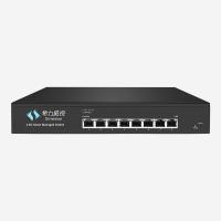 China Layer 2 Managed 8 Port 2.5G POE Switch Rack Mounting With 4K MAC Address Table for sale