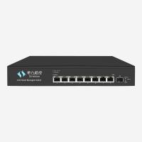 China 8 RJ45 2.5Gbps Poe Switch Rack Mount Plug And Play With 1 10gb SFP+ Fiber Port for sale