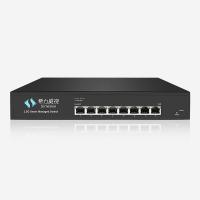 China 8 RJ45 Layer 2 Managed Switch 2.5Gbps Store And Forward Switch With 12KB Jumbo Frame for sale
