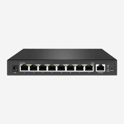 China Layer 3 8 RJ45 2.5 Gbps Ethernet Switch Powered By IEEE 802.3u Network Protocols for sale