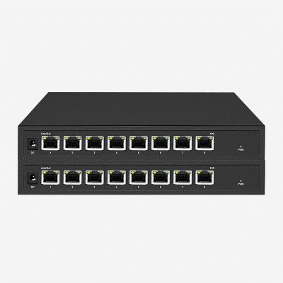 China 8 RJ45 Auto Sensing 10Gb Unmanaged Switch Plug And Play No Management Required for sale