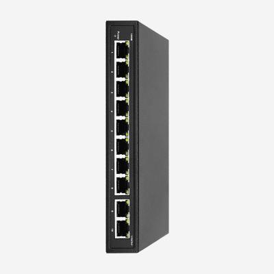 China 10 RJ45 Unmanaged Dumb Switch With High Speed 10Gbps SFP+ Port for sale