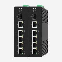 China Aluminum Industrial PoE Switch 5×10/100/1000Mbps RJ45 Ports + 1×SFP Port for sale
