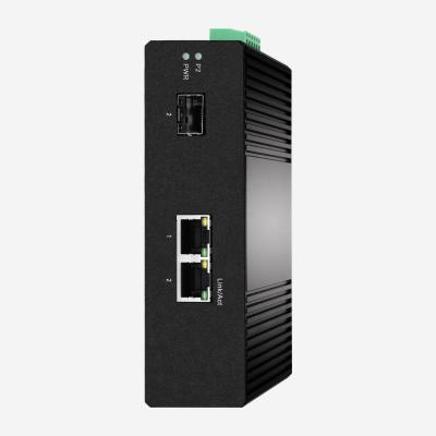 China DC12V - 57V Managed Industrial Gigabit Switch Support WEB Visualization Manager for sale
