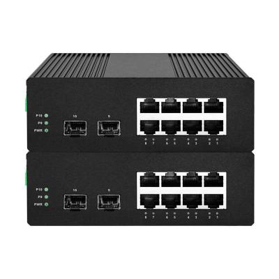 China DC 12 - 57 V Power Supply Industrial Gigabit Ethernet Switch For Enhanced Networking for sale